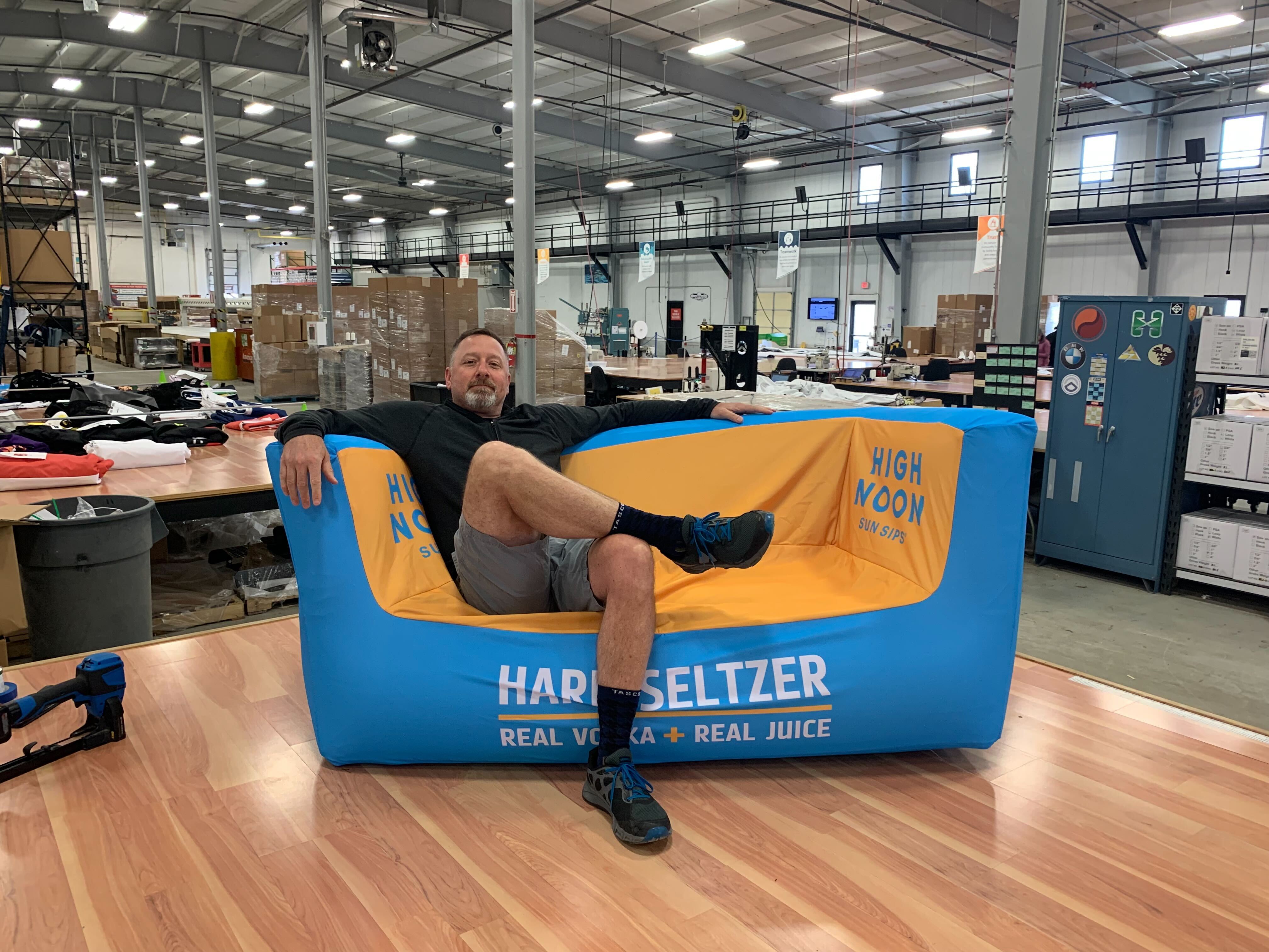 Custom Inflatable Furniture for Events & Trade Shows | TentCraft